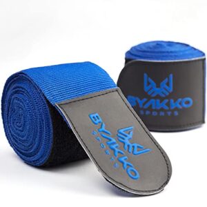 byakko boxing hand wraps men women – 180 inch elasticated thumb loop bandages – mexican style wrist wrap protection – vendas de boxeo for muay thai mma martial arts kickboxing – premium cotton blend