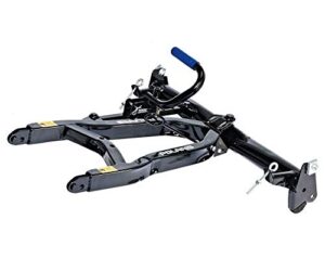 polaris glacier® pro lock & ride steel atv plow frame, black – 2879630