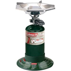 coleman gas stove | portable bottletop propane camp stove with adjustable burner