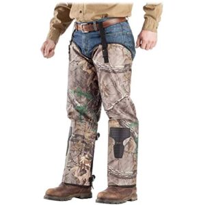 ForEverlast Snake Guard Chaps, Camouflage- Hunting Gear with Full Protection for Legs from Snake Bites & Briar Thorns & Brush