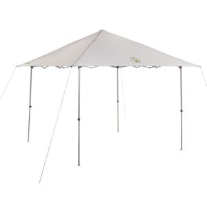 coleman light & fast pop up canopy, 10 x 10 canopy tent, upf 50+ sun shade tent