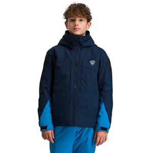 rossignol ski insulated ski jacket boys blue 14