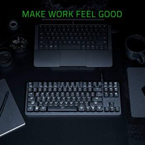 Razer BlackWidow Lite TKL Tenkeyless Mechanical Keyboard : Orange Key Switches - Tactile & Silent - White Individual Key Lighting - Compact Design - Detachable Cable - Classic Black