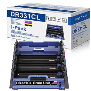 mitocolor 1 pack dr-331cl remanufactured drum unit compatible for brother dr331cl replacement for hl-l8250cdn l8350cdw/cdwt l9200cdw/cdwt mfc-l8600cdw mfc-l8850cdw l9550cdw printer