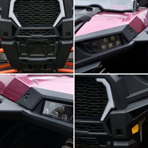 Front Fascia for Polaris RZR, SAUTVS Combined Front Fascia for Polaris RZR XP 1000/ RZR XP4 1000 2014-2018, RZR 900 2015-2020/ RZR 4 900 2015-2018 Accessories, Replace #5439786-070