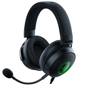 razer kraken v3 hypersense wired usb gaming headset w/haptic technology (renewed)