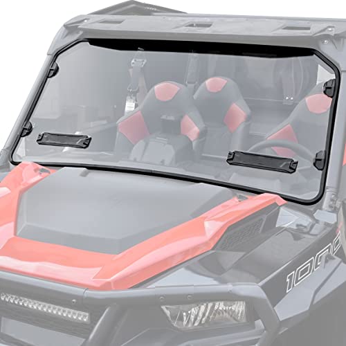 Full Windshield for General, SAUTVS Clear Hard Coat Poly Vented Front Windshield for Polaris General 1000 2016-2022/4 1000 2017-2022/ General XP/XP 4 1000 2020-2022 Accessories, Replace #‎2884337