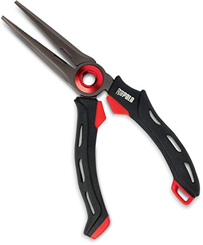 Rapala RMSPP6 Mag Spring Pliers, Black/Red, 6"