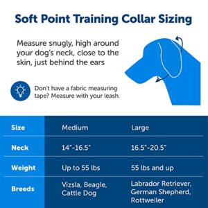 PetSafe Soft Point Training Collar - Helps Stop Pulling - Safer Than Prong or Choke Collars - Teaches Better Leash Manners - No Pull Training Collar with Rubber Points for Dogs - Large, Black