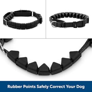 PetSafe Soft Point Training Collar - Helps Stop Pulling - Safer Than Prong or Choke Collars - Teaches Better Leash Manners - No Pull Training Collar with Rubber Points for Dogs - Large, Black