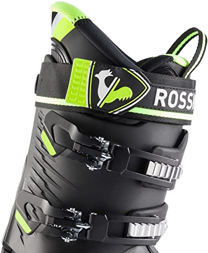 Rossignol Hi-Speed 100 Hv Boots, Color: Black Yellow, Size: 275 (RBL2130-275)