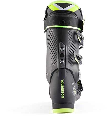 Rossignol Hi-Speed 100 Hv Boots, Color: Black Yellow, Size: 275 (RBL2130-275)