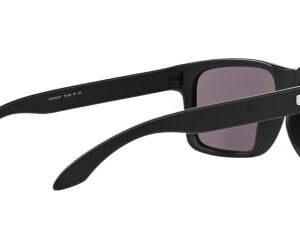 Oakley Holbrook Sunglasses, Matte Black Frame/Warm Grey Lens, One Size