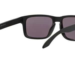 Oakley Holbrook Sunglasses, Matte Black Frame/Warm Grey Lens, One Size