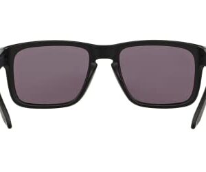 Oakley Holbrook Sunglasses, Matte Black Frame/Warm Grey Lens, One Size