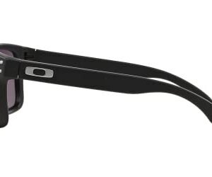 Oakley Holbrook Sunglasses, Matte Black Frame/Warm Grey Lens, One Size