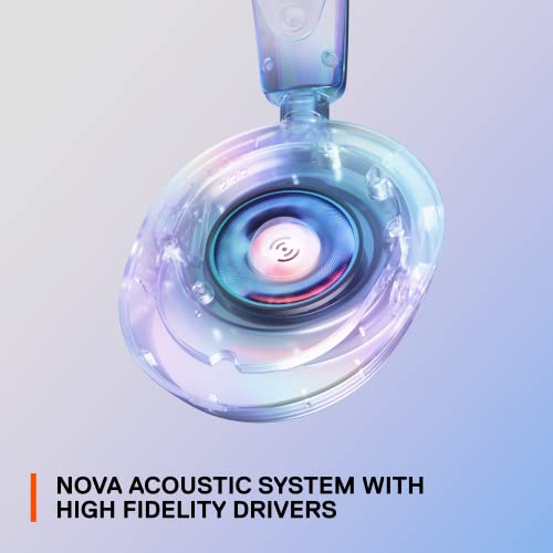 NEW SteelSeries Arctis Nova 1 Multi-System Gaming Headset — Hi-Fi Drivers — 360° Spatial Audio — Comfort Design — Durable — Ultra Lightweight — Noise-Cancelling Mic — PC, PS5/PS4, Switch, Xbox - White