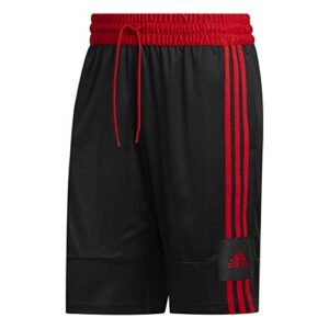 adidas Mens 3G Speed X Shorts Black/Scarlet/Scarlet L