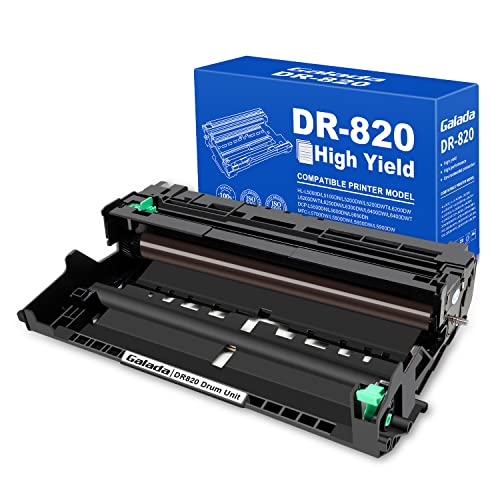 GALADA Compatible Drum Unit Replacement for Brother DR820 DR-820 for Brother HL-L6200DW HL-L6200DWT MFC-L5850DW MFC-L5900DW HL-L5200DW MFC-L5700DW MFC-L5800DW MFC-L6800DW Printer（Black,1 Pack）