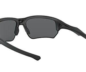 Oakley Men's OO9363 Flak Beta Rectangular Sunglasses, Matte Black/Grey, 64 mm