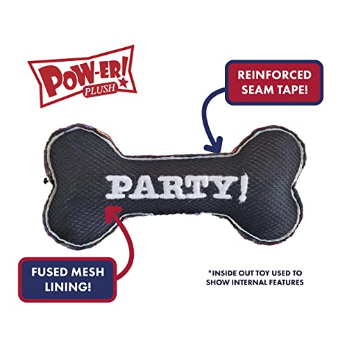 H&K for Dogs Power Plush | Farties (Large) | Funny Dog Toy | Dog Toy with Squeaker | Dog Gift | Fun, Durable, and Safe | Squeaky Dog Toy