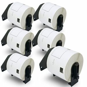 betckey – compatible shipping labels replacement for brother dk-1202 (2.4 in x 3.9 in), use with brother ql label printers [6 rolls/1800 labels]