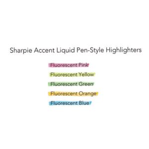 SHARPIE Liquid Highlighter, Micro Chisel Point, Fluorescent OrangeCategory: Highlighters (24676)