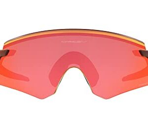 Oakley Men's OO9471 Encoder Rectangular Sunglasses, Matte Red Colorshift/Prizm Trail Torch, 36 mm