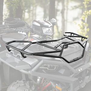 front steel rack for sportsman 850 xp 1000, ldetxy front storage bin cargo box rack extender kit for polaris sportsman 850/ 850 sp/ xp 1000/ xp 1000 s accessories(replace #2883257)