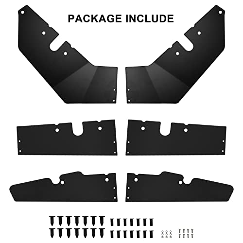 SAUTVS Lower Door Panels Insert Kit for RZR PRO XP, Lower Door Trim Kit Door Valance for Polaris RZR PRO XP 2020-2023, RZR PRO R/Turbo R 2022 for 2 Doors Accessories (2PCS, Black)