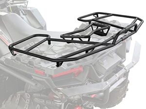 ldetxy rear steel rack extender for sportsman 2017-2023, rear cargo storage extender cargo box rack rear storage bin rack for 2017-2023 polaris sportsman 850 / xp 1000 accessories (replace #2883258)