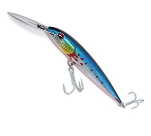 capt jay fishing deep diving fishing lures swimbait sinking lure saltwater trolling lure (blue sardine, 185mm)