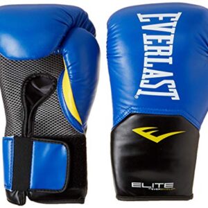 Everlast Elite Pro Style Training Gloves, Blue, 12 oz