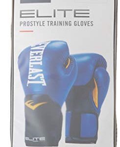 Everlast Elite Pro Style Training Gloves, Blue, 12 oz