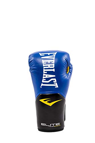 Everlast Elite Pro Style Training Gloves, Blue, 12 oz