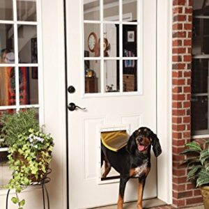 PetSafe Extreme Weather Energy Efficient Plastic Pet Door for Cats and Dogs - Large,White