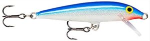 rapala original floater 05 fishing lure, 2-inch, blue