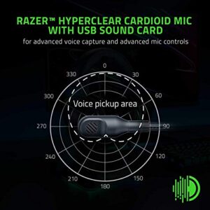 Razer BlackShark V2 Gaming Headset: THX 7.1 Spatial Surround Sound - 50mm Drivers - Detachable Mic - for PC, PS4, Nintendo Switch - 3.5 mm Headphone Jack & USB DAC - Classic Black (Renewed)