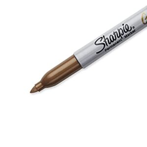 SHARPIE 1823887 Metallic Permanent Markers Gold Dozen