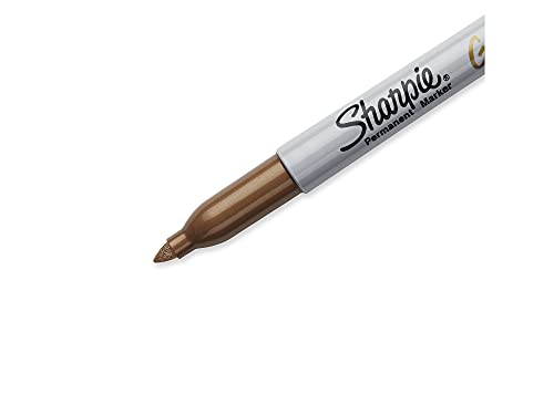 SHARPIE 1823887 Metallic Permanent Markers Gold Dozen