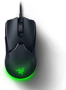 razer viper mini – wired gaming mouse for pc/mac (ultralight 61g, ambidextrous, speedflex cable, 8,500 dpi optical sensor, chroma rgb illumination) black