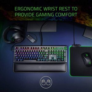 Razer BlackWidow Elite Mechanical Gaming Keyboard: Yellow Mechanical Switches - Linear & Silent - Chroma RGB Lighting - Magnetic Wrist Rest - Dedicated Media Keys & Dial - USB Passthrough