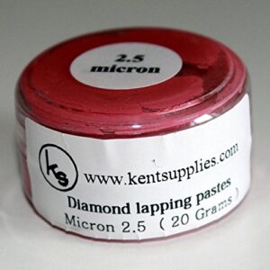 kent grit 2.5 microns diamond polishing paste lapping compound in 20gr container