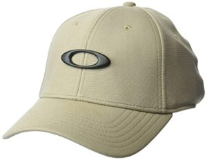 oakley mens tincan cap, rye/new dark brush, large-x-large us