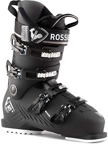 Rossignol Hi-Speed 80 Hv Boots, Color: Black Silver, Size: 285 (RBL2150-285)