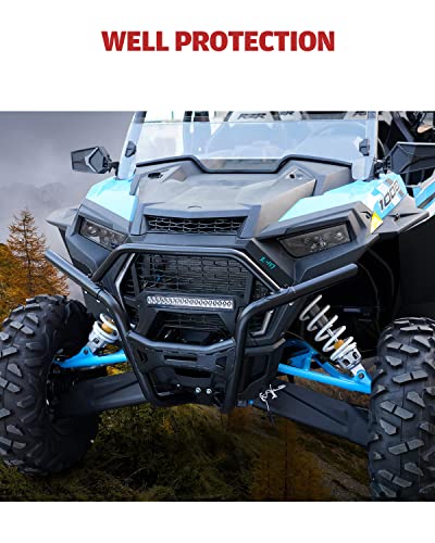 A & UTV PRO Front Low Profile Bumper for 2019-2023 Polaris RZR 1000 XP/XP 4/ XP Turbo/Trail, Heavy Duty Steel Tube Desert Brush Guard UV Resistant Protector Accessories, Replace OEM # 2884019-458