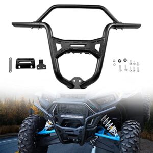 A & UTV PRO Front Low Profile Bumper for 2019-2023 Polaris RZR 1000 XP/XP 4/ XP Turbo/Trail, Heavy Duty Steel Tube Desert Brush Guard UV Resistant Protector Accessories, Replace OEM # 2884019-458