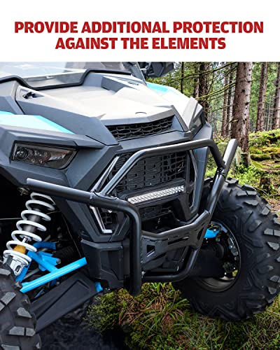 A & UTV PRO Front Low Profile Bumper for 2019-2023 Polaris RZR 1000 XP/XP 4/ XP Turbo/Trail, Heavy Duty Steel Tube Desert Brush Guard UV Resistant Protector Accessories, Replace OEM # 2884019-458