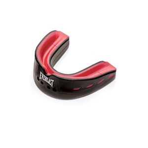 everlast 1400007 evershield double mouthguard black/red