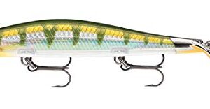 Rapala Ripstop Lure, Size 12, 4 3/4" Length, 4'-5' Depth, 1/2 oz, 3-#5 Hooks, Yellow Perch, Per 1, Multicolor, One Size, RPS12YP